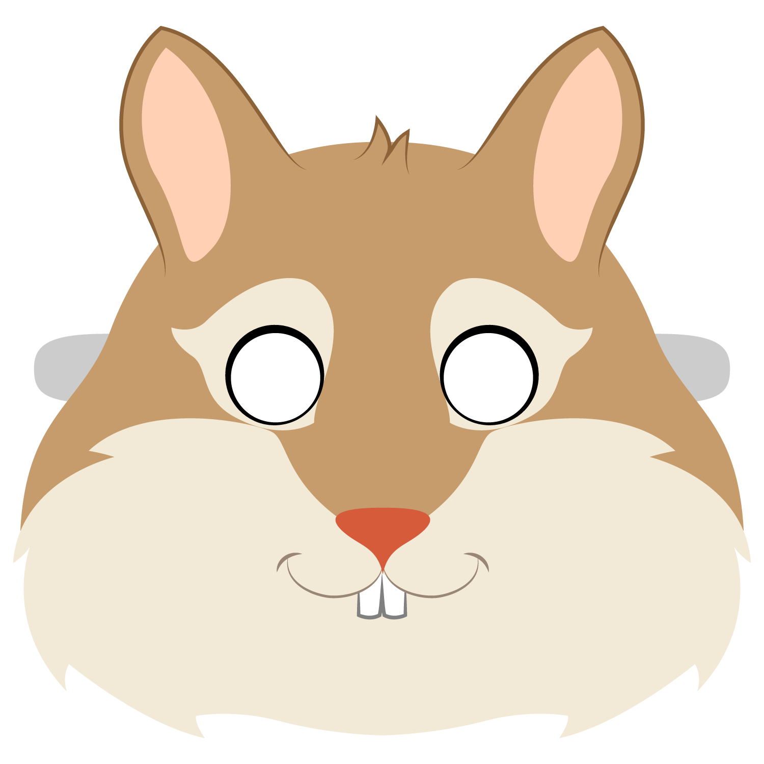 Free Printable Chipmunk Mask Free Printable