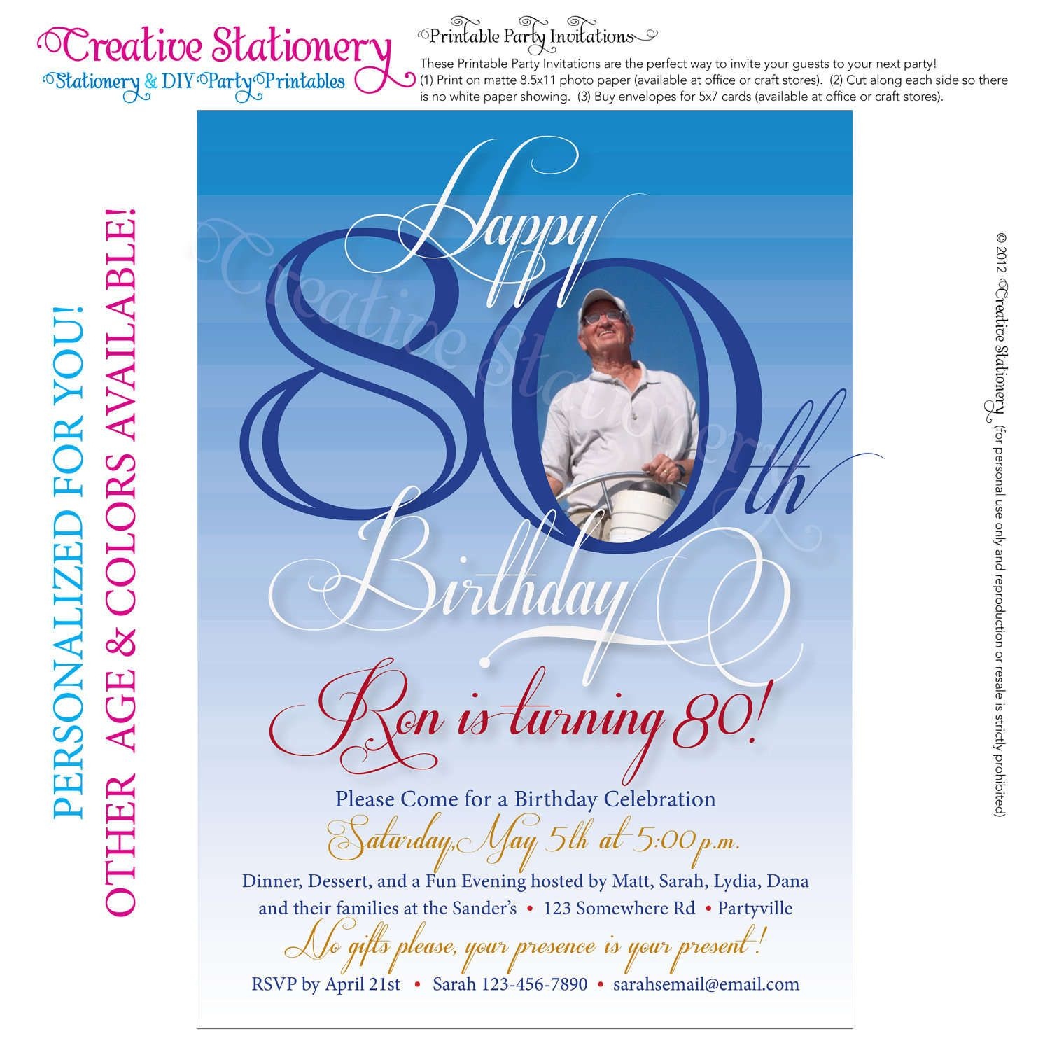 Printable Invitations Free No Download Free Printable