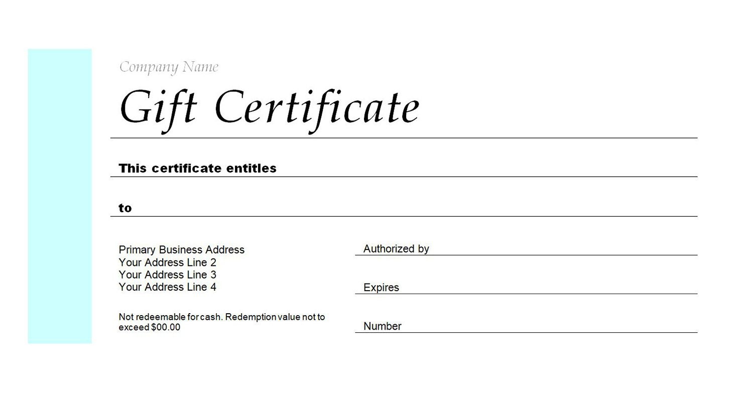 Free Printable Gift Vouchers Uk Free Printable