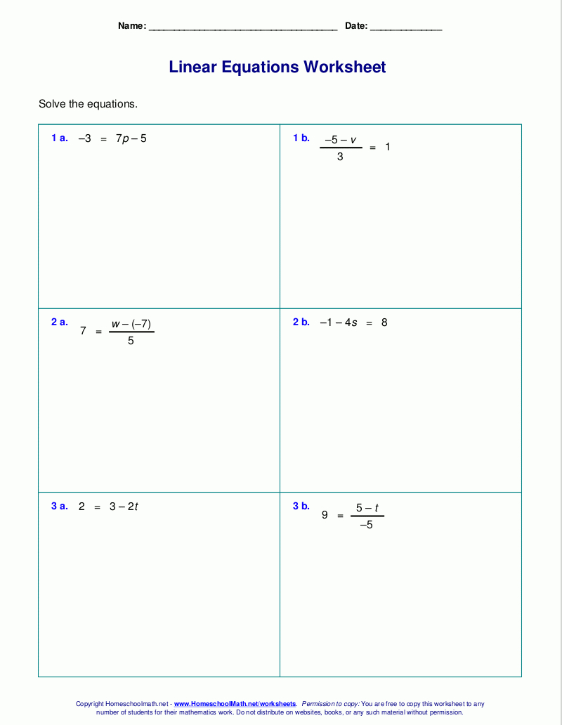 9Th Grade Algebra Worksheets Free Printable Free Printable