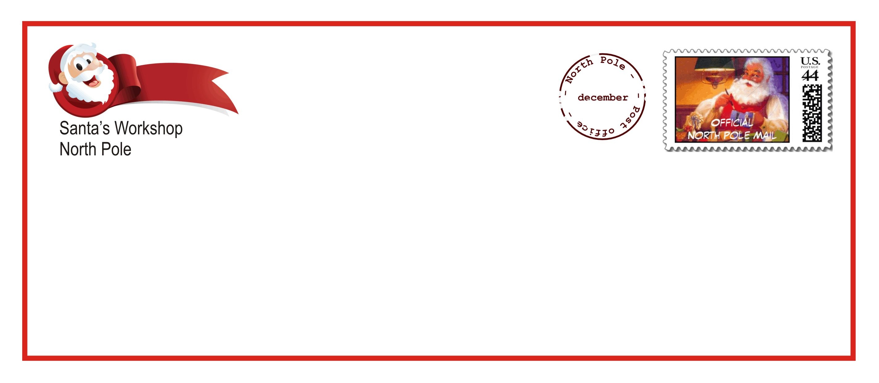North Pole Stationary Printable Free Free Printable