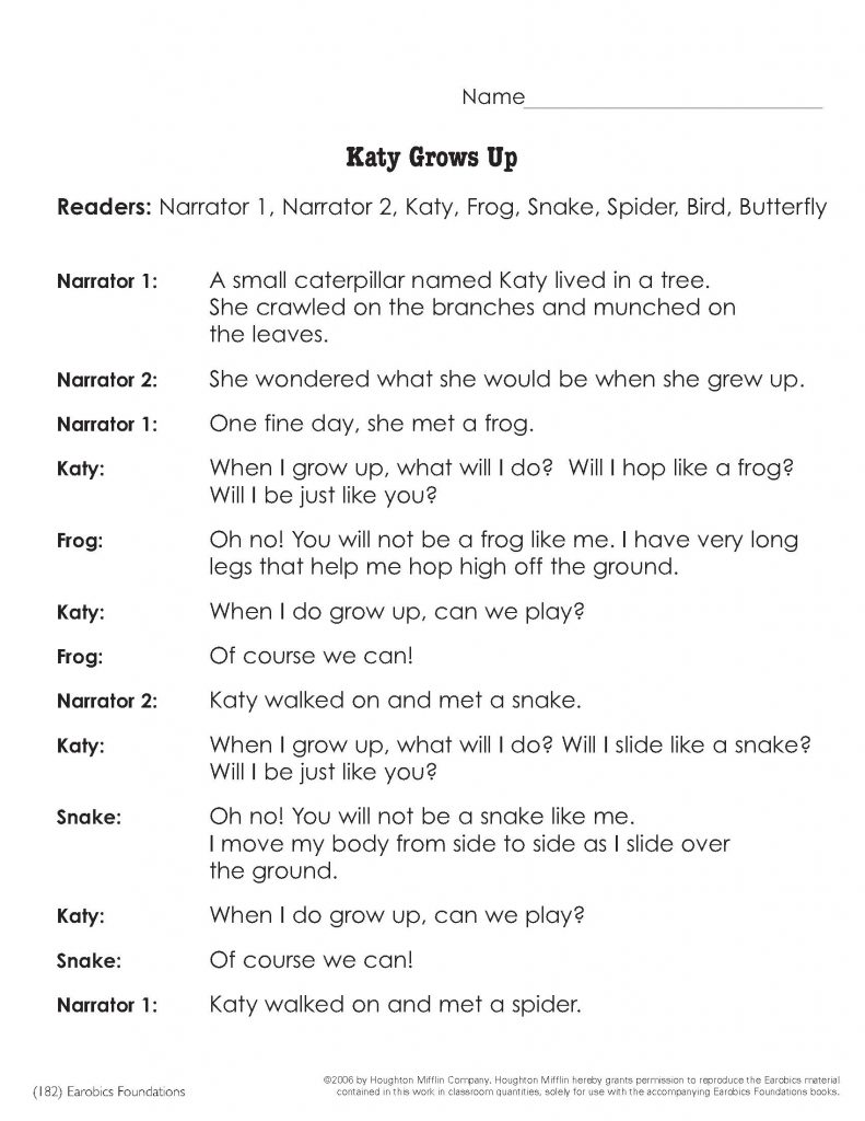 Reader s Theater Katy Grows Up Part 1 Grades 3 4 Download This Reader s Theater Katy Grows Up Part 1 Grades 3 4 Download This