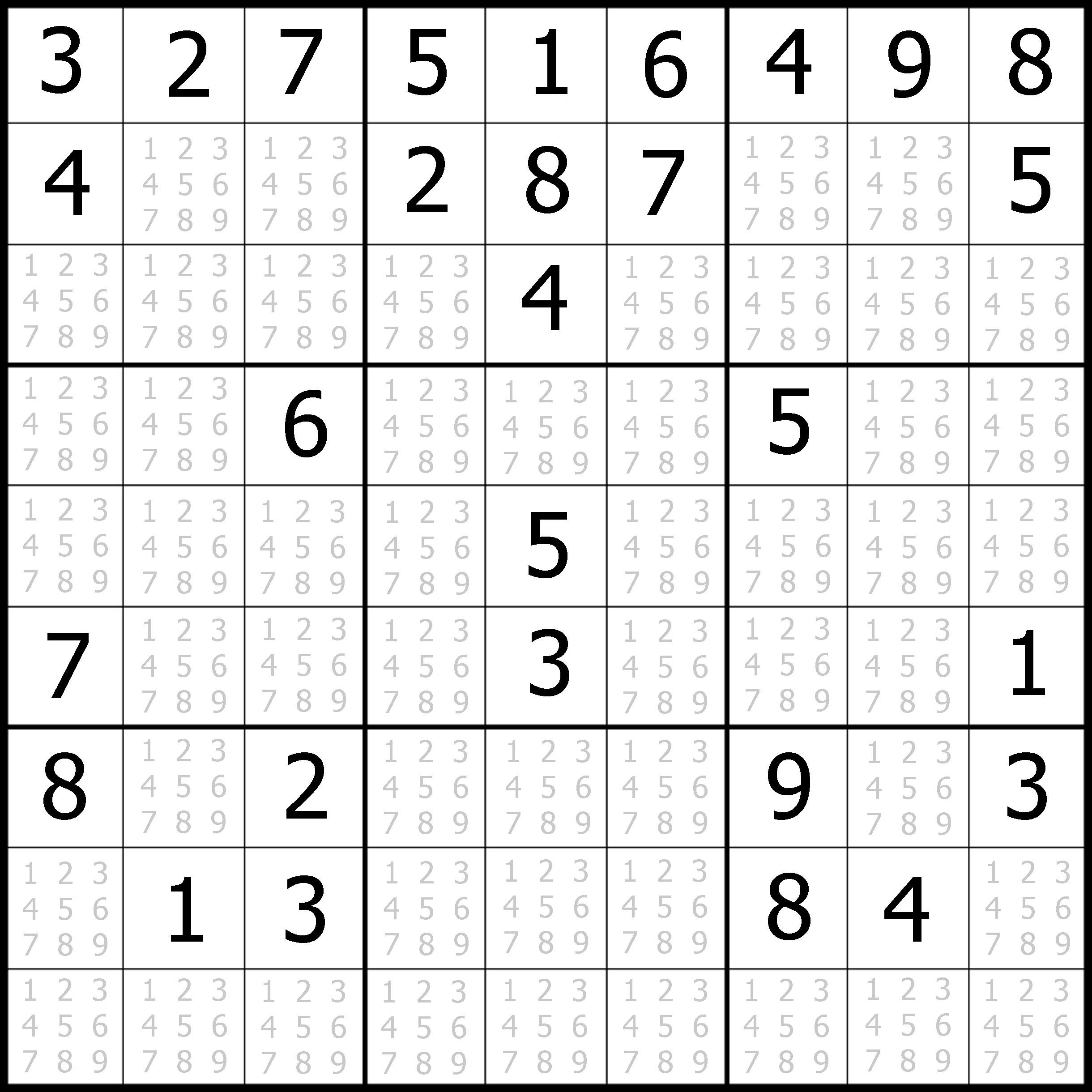 Free Printable Sudoku 4 Per Page