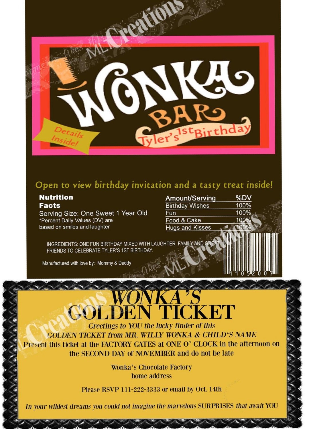 Wonka Bar Wrapper Printable Free Free Printable