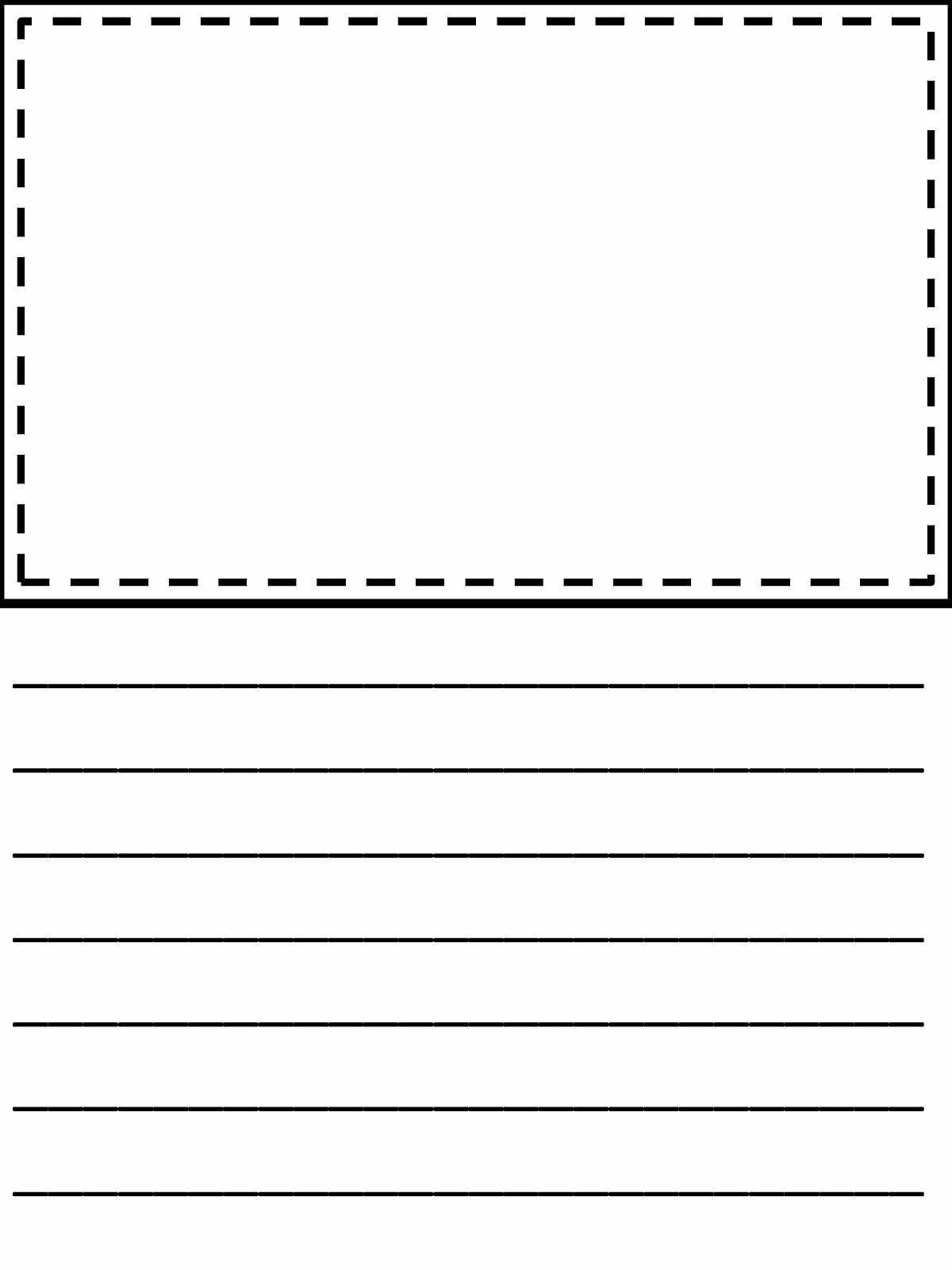 Free Printable Writing Paper With Picture Box Free Printable