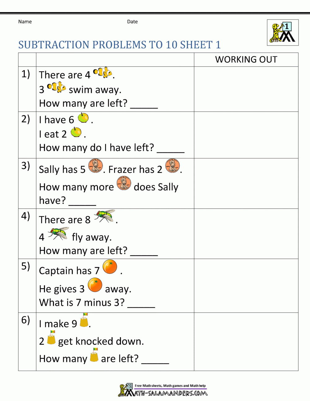 First Grade Math Worksheets Mental Subtraction To 12 1gif 7801009 3 