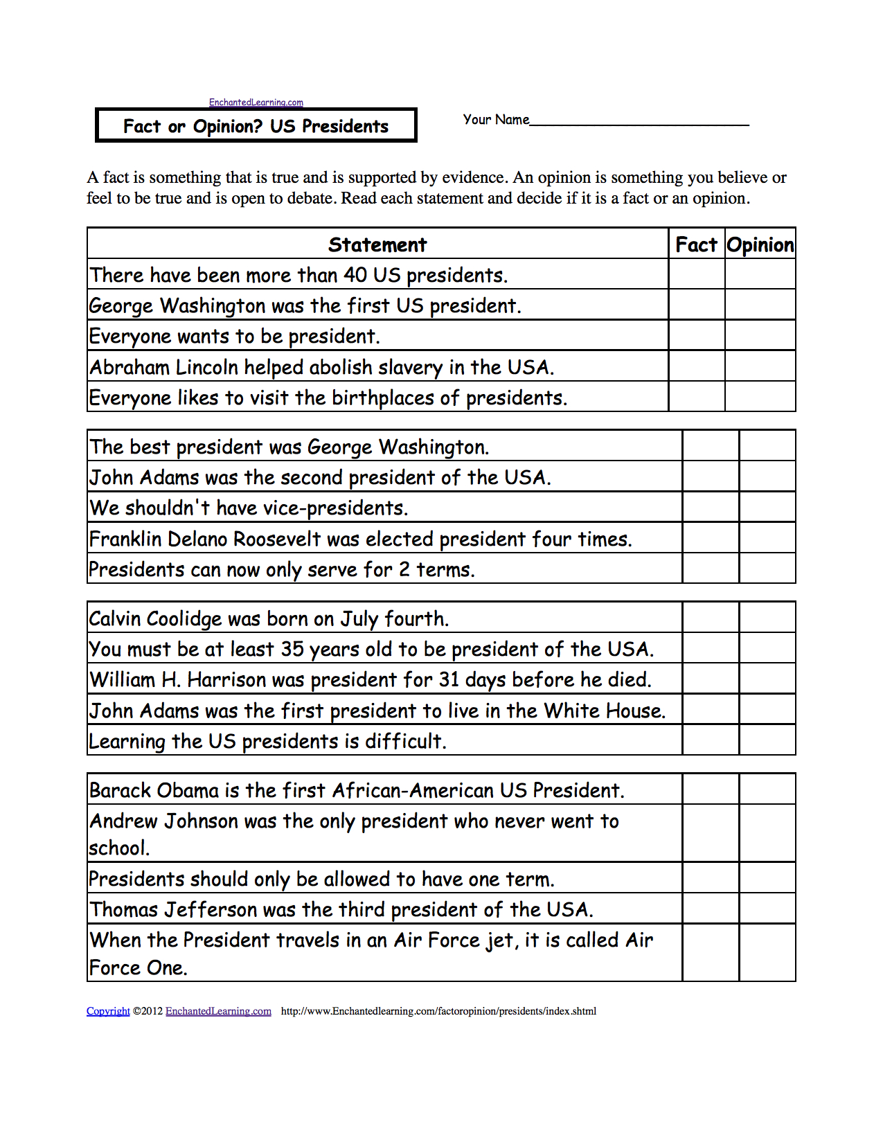 Free Printable Presidents Day Worksheets Free Printable