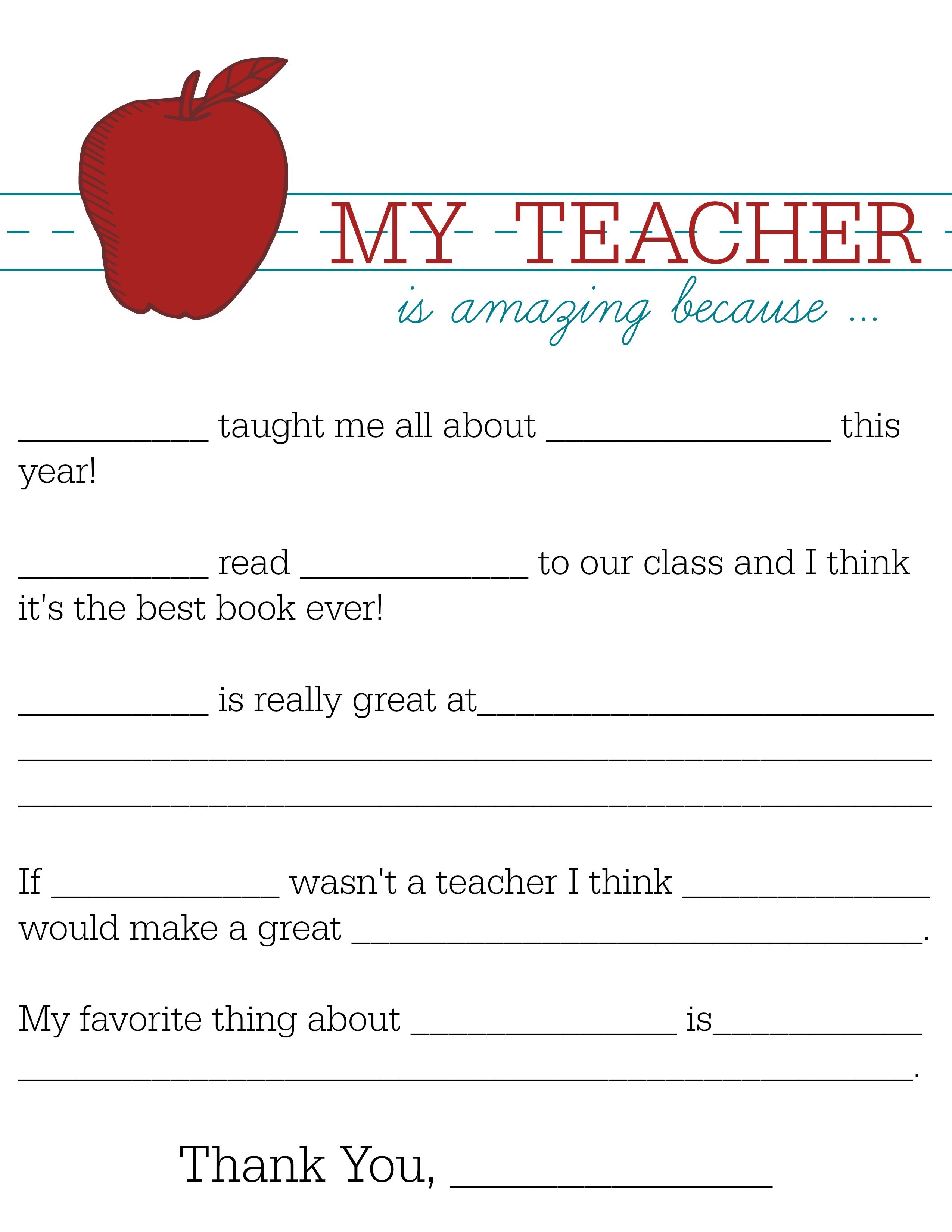 About Me Teacher Template Free Nisma Info