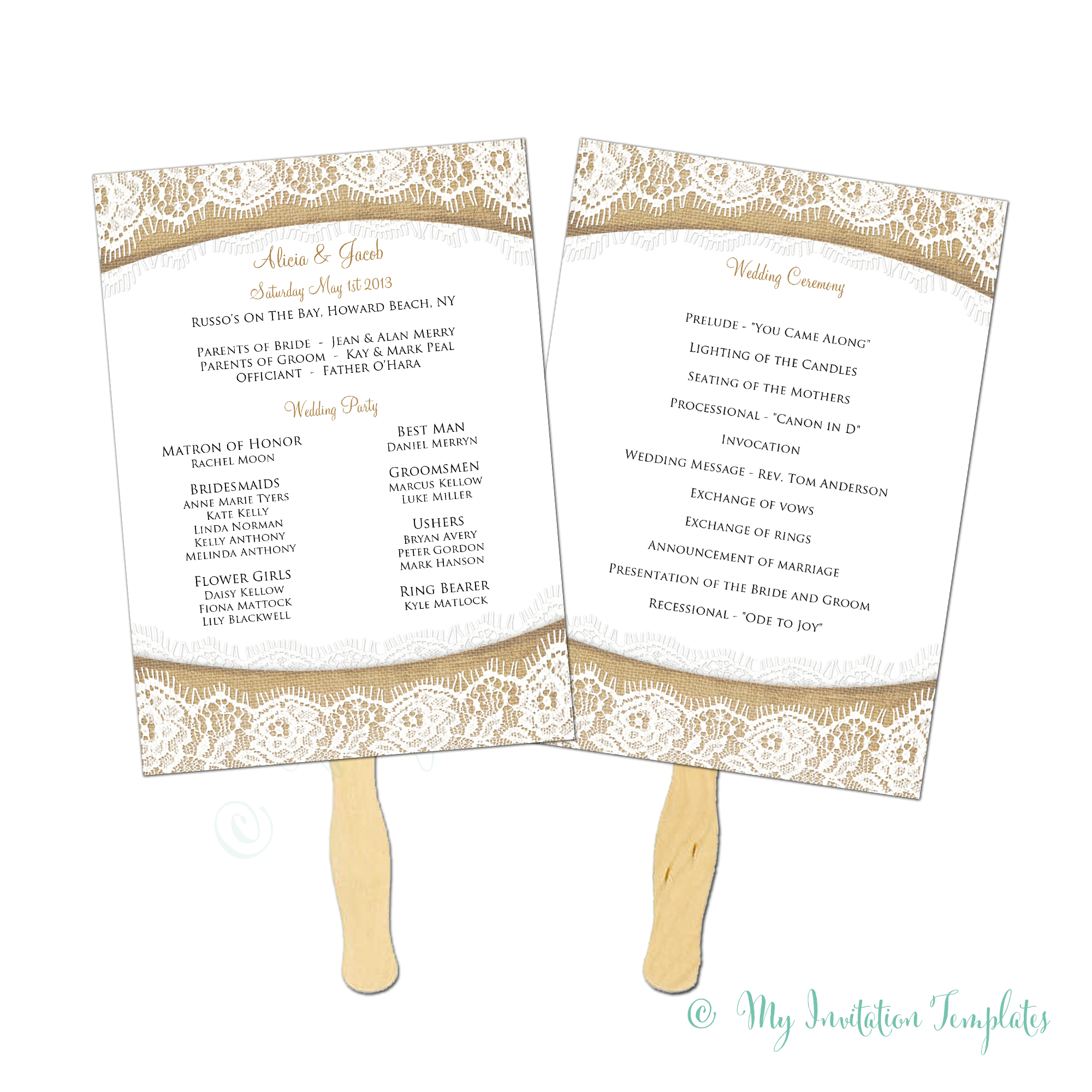 Free Printable Wedding Fan Templates Free Printable