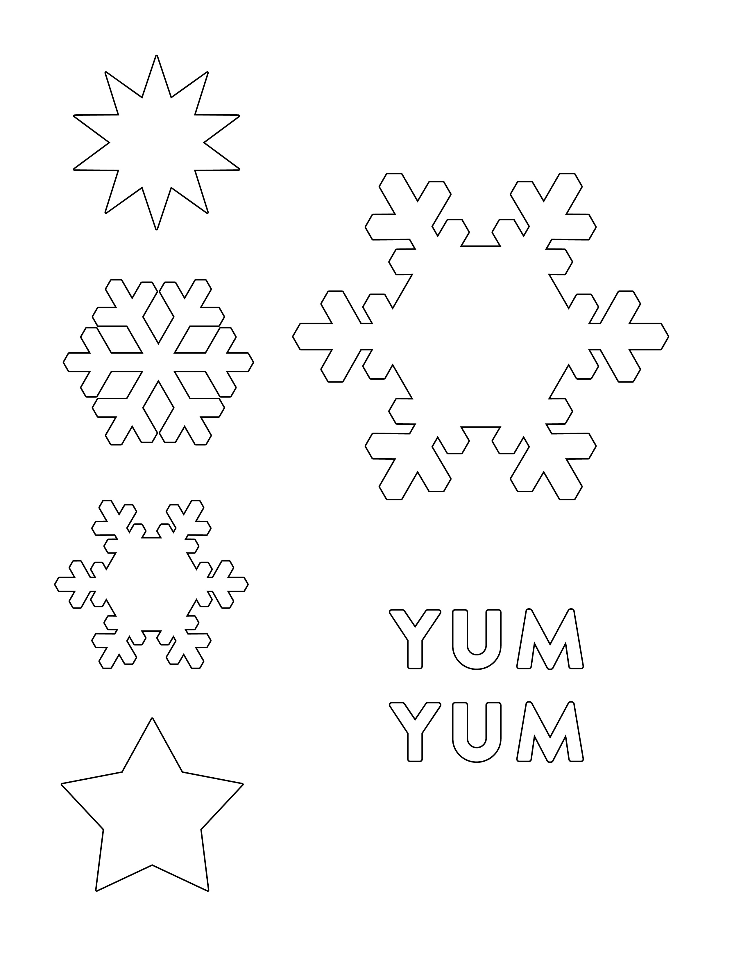 Snowflake Template Free Printable Free Printable