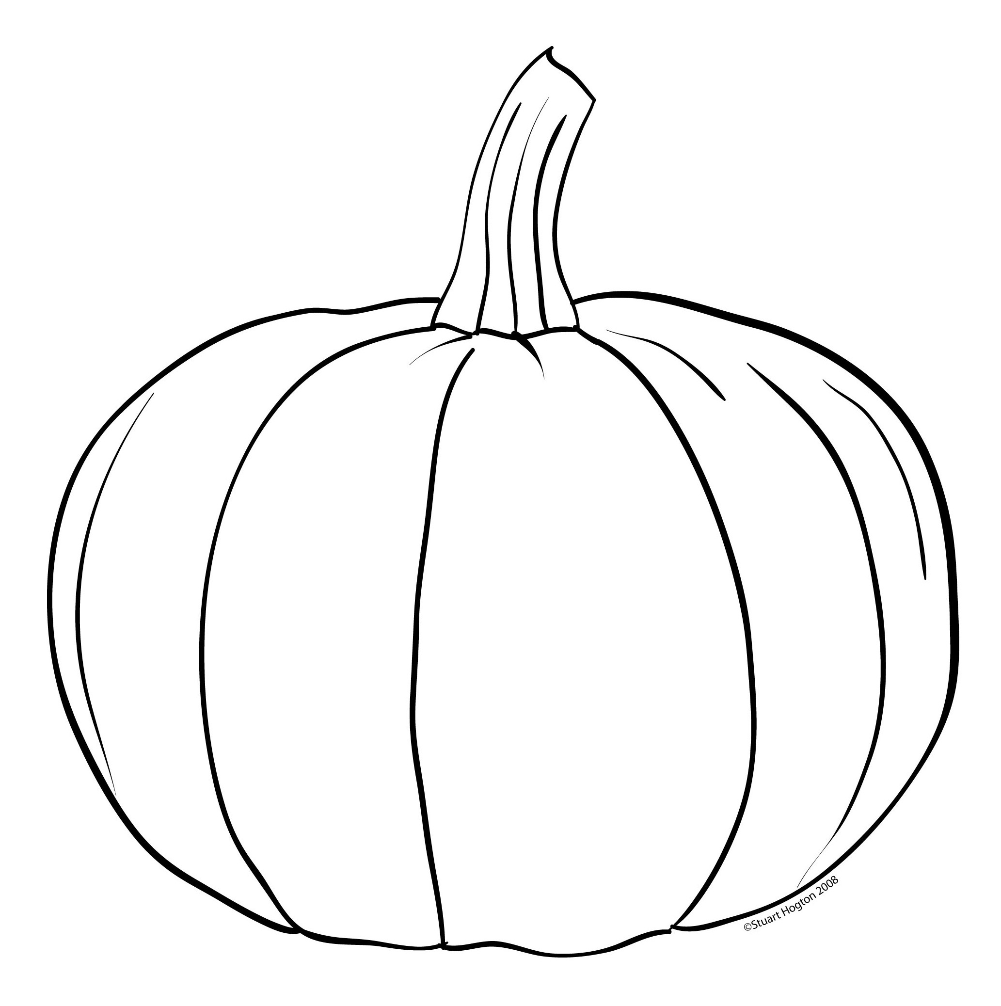 Pumpkin Shape Template Printable Free Free Printable
