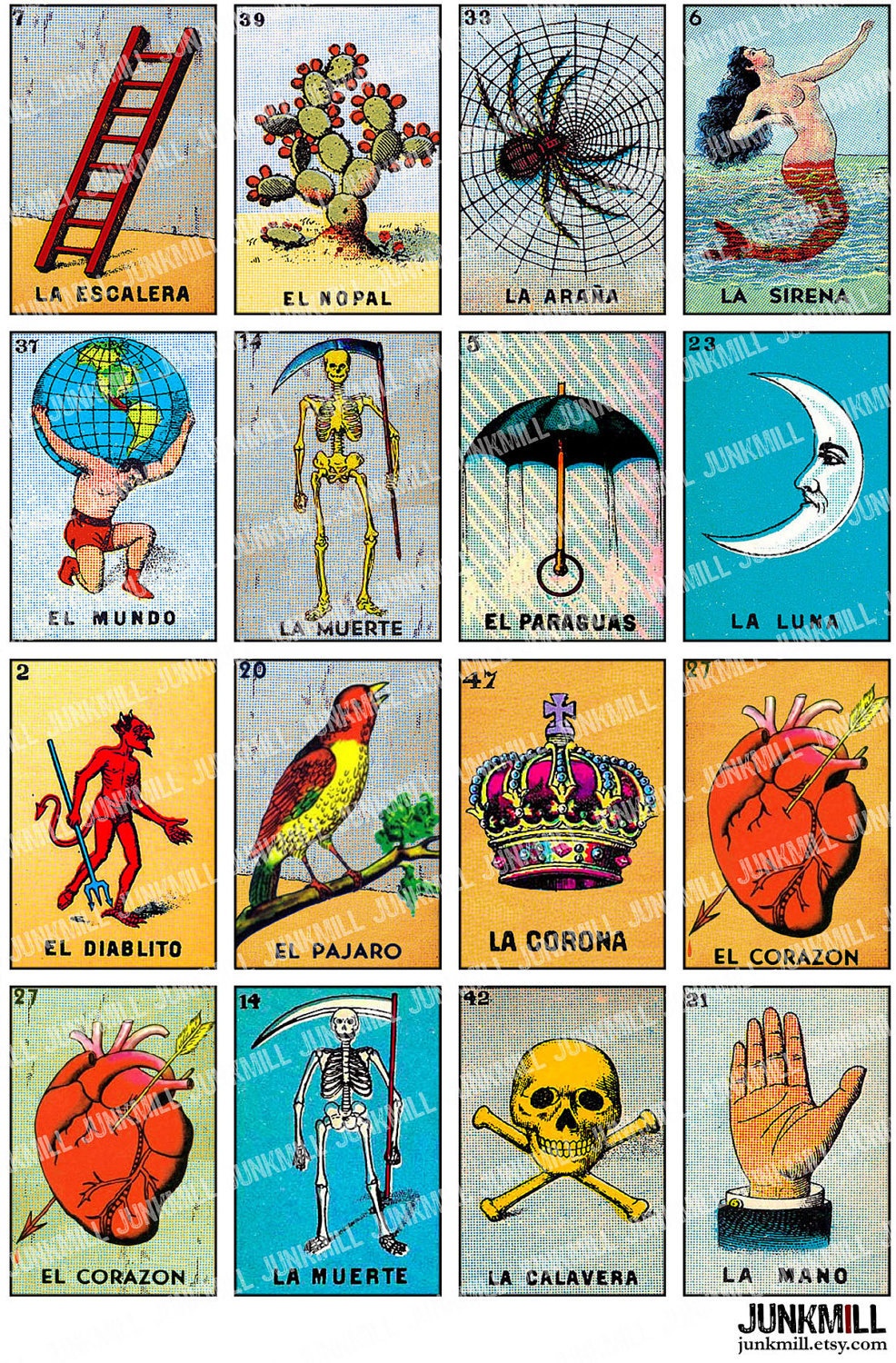 Printable Loteria Cards Cards Info