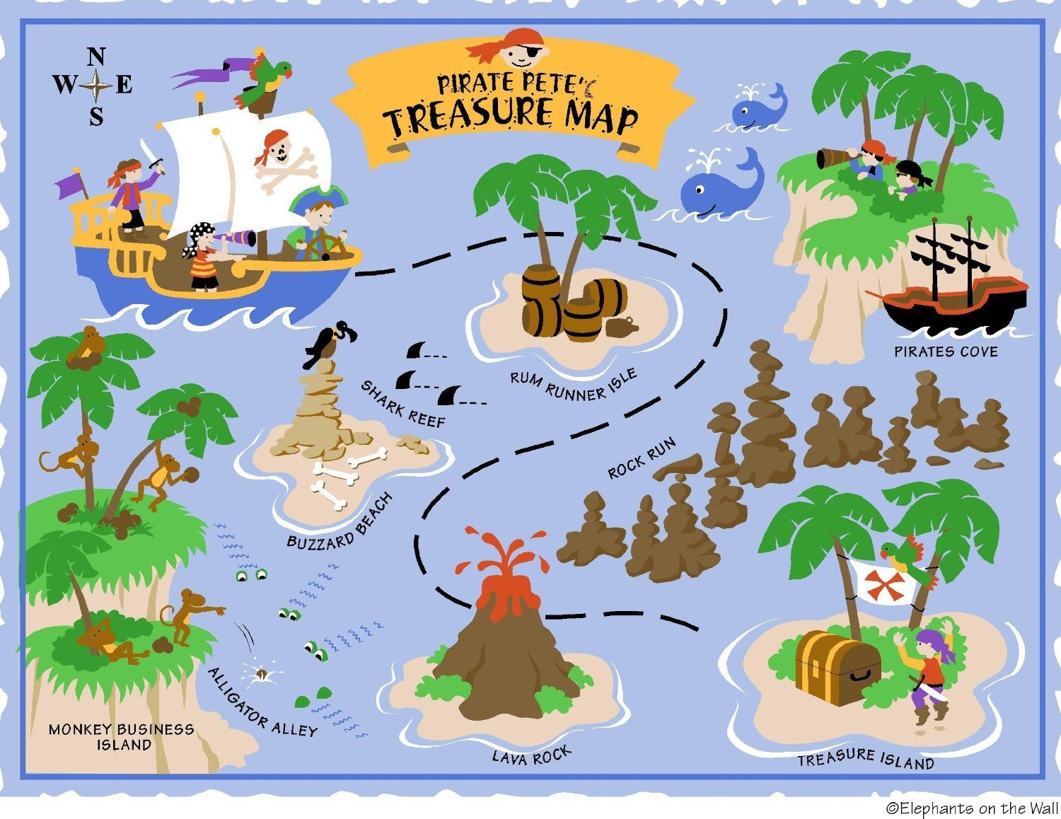 Free Pirate Treasure Maps For A Pirate Birthday Party Treasure Hunt 