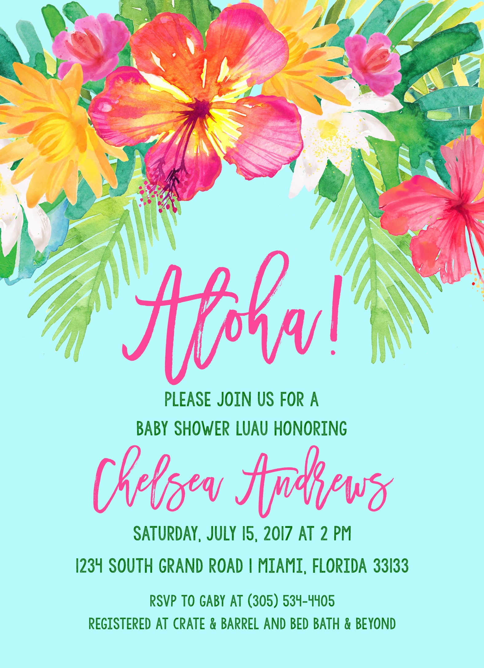 Free Editable Printable Luau Invitations Printable Word Searches