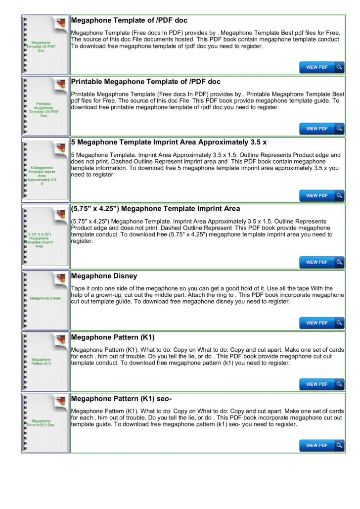 Megaphone Cut Out Template Pages 1 7 Text Version Fliphtml5 Free Printable Megaphone