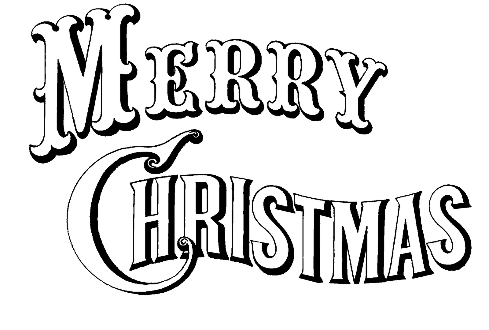 Merry Christmas Stencil Printable Printable World Holiday