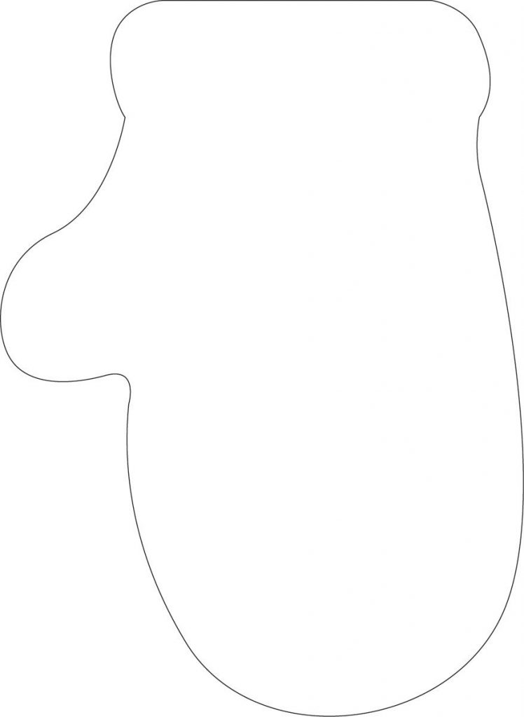 Mitten Template January Crafts Mittens Pattern Mittens Template Free Mitten Template