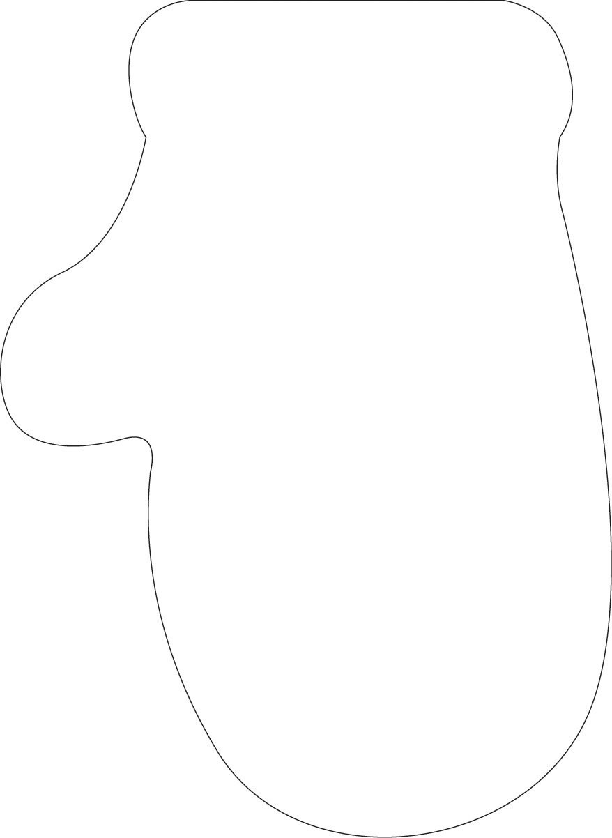 Printable Mitten Pattern