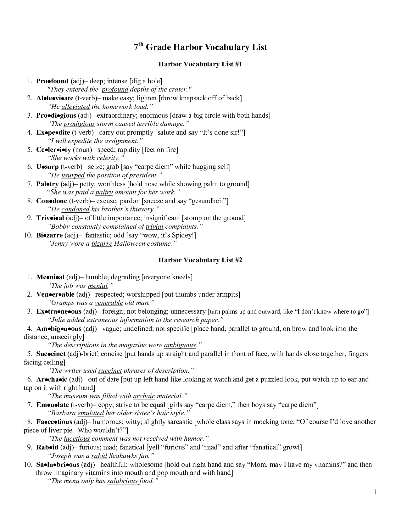 7Th Grade Vocabulary Worksheets Printable 7th Grade Language Arts Worksheets Revision For The