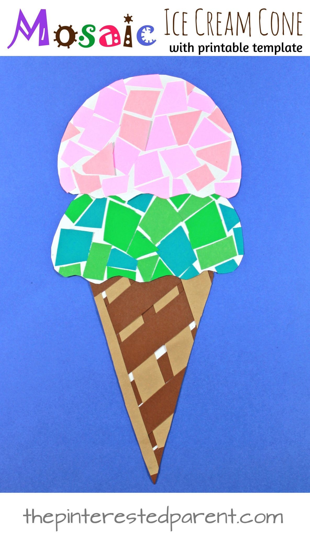 Ice Cream Cone Template Free Printable Free Printable