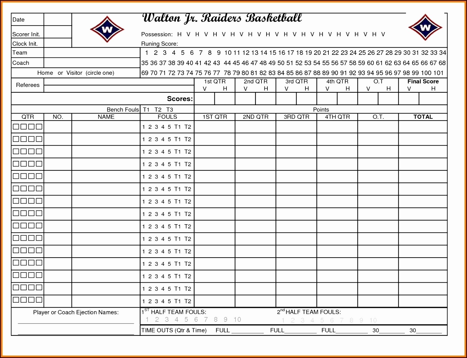 Volleyball Printable Stat Sheets Printable Blank World