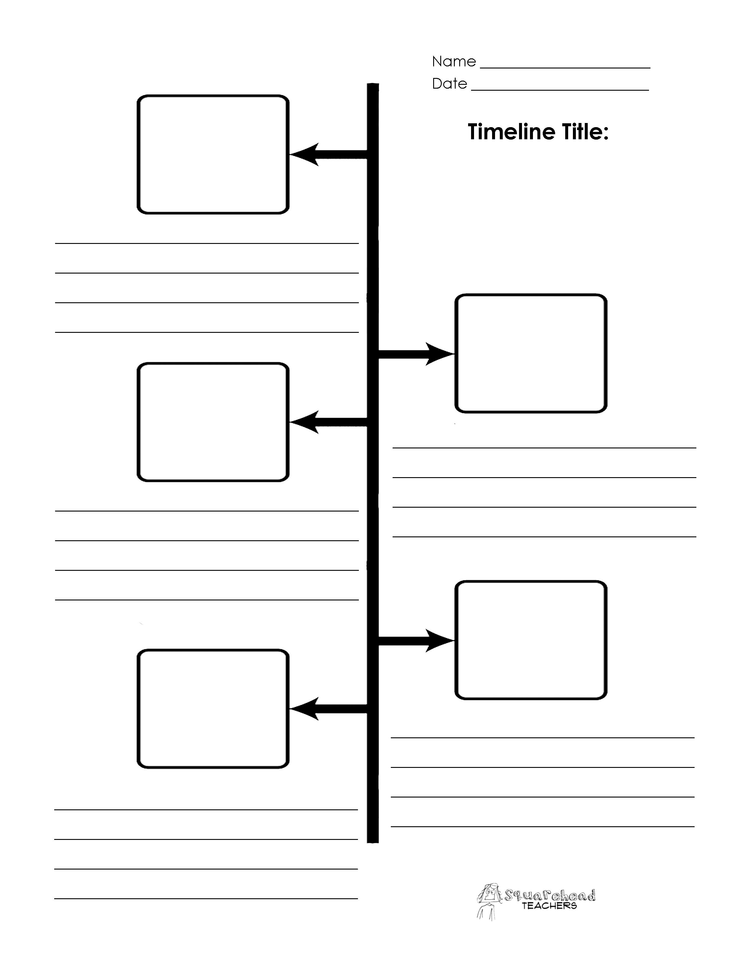 Blank Timeline Printable Printable Word Searches
