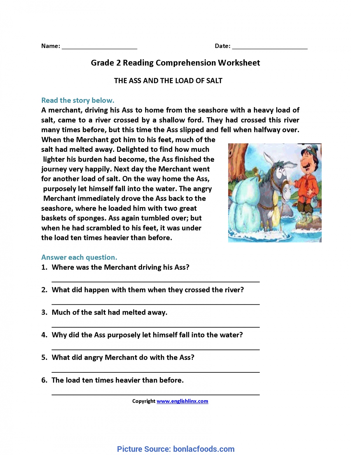 Free Printable Hindi Comprehension Worksheets For Grade 3 Free Printable