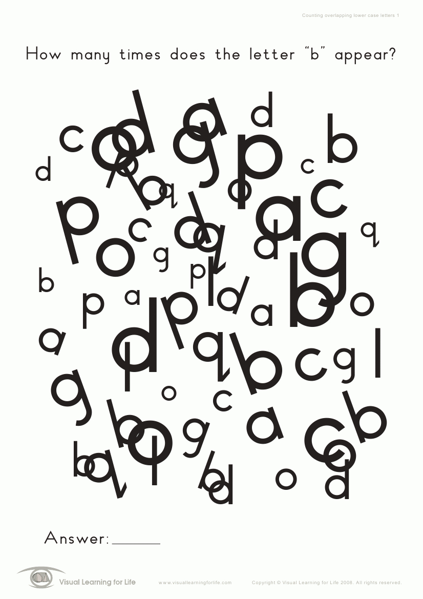 Free Printable Form Constancy Worksheets Free Printable